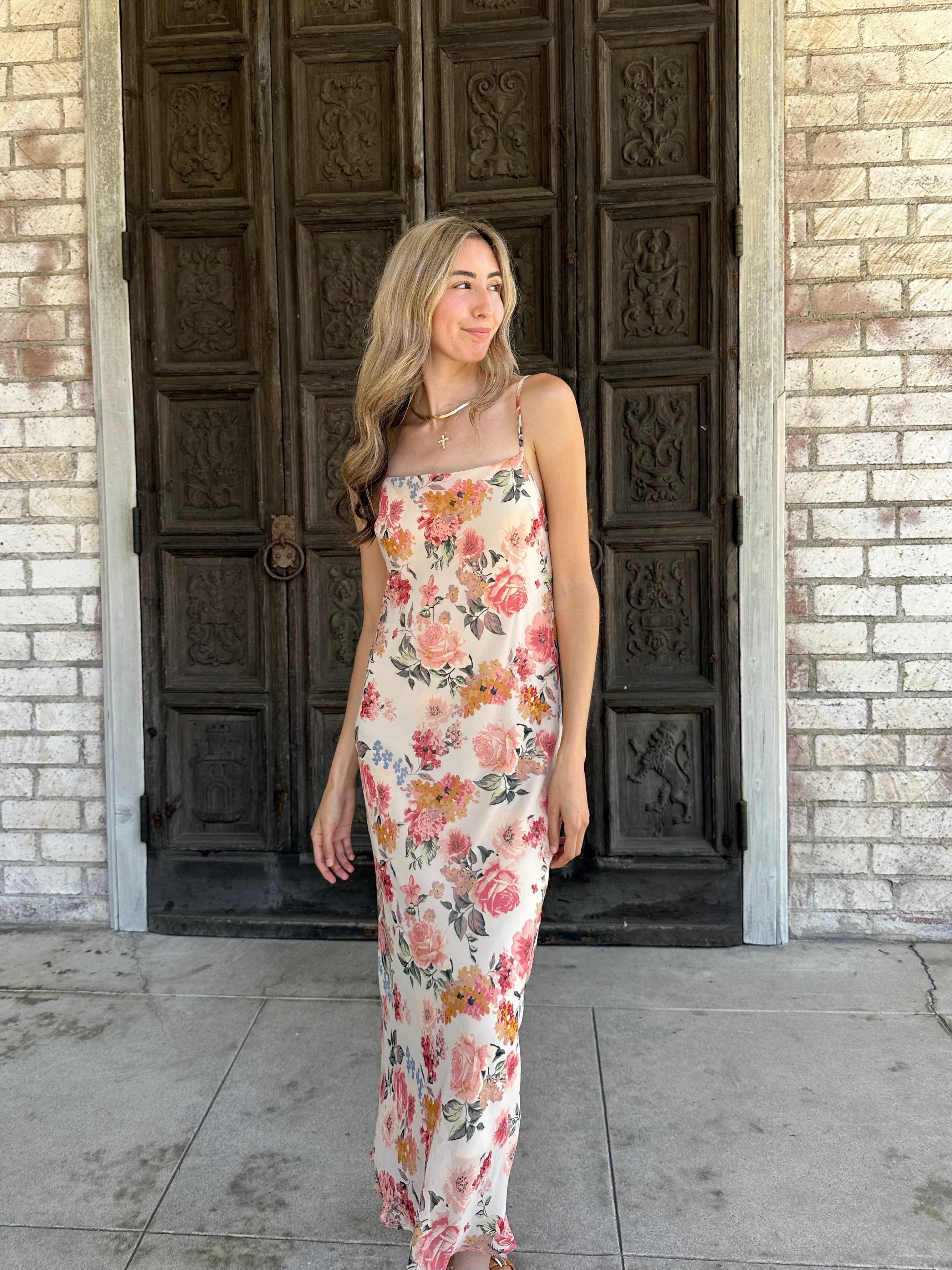 Bonita Floral Maxi Dress – Brandy's Popup
